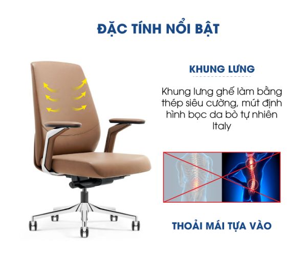 Ghế da Passo PA-1802B